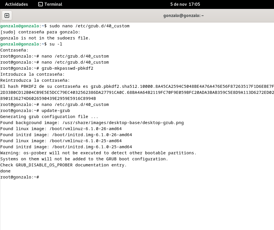 Arranque seguro Linux